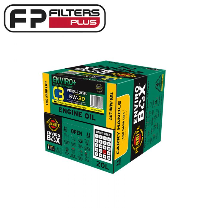 EPLUSC3020BOX 20L Box Penrite Enviro+ C3 5W30 - Filters Plus WA