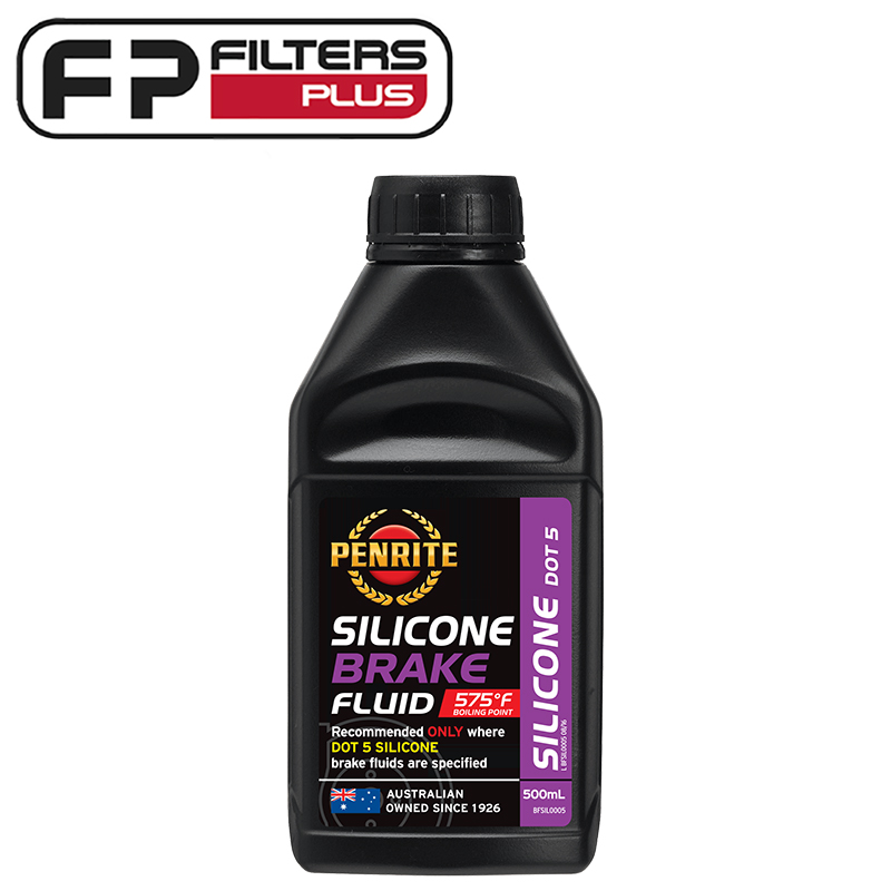 BFSIL0005 Penrite Silicon DOT 5 Brake Fluid - Filters Plus WA - 500ml