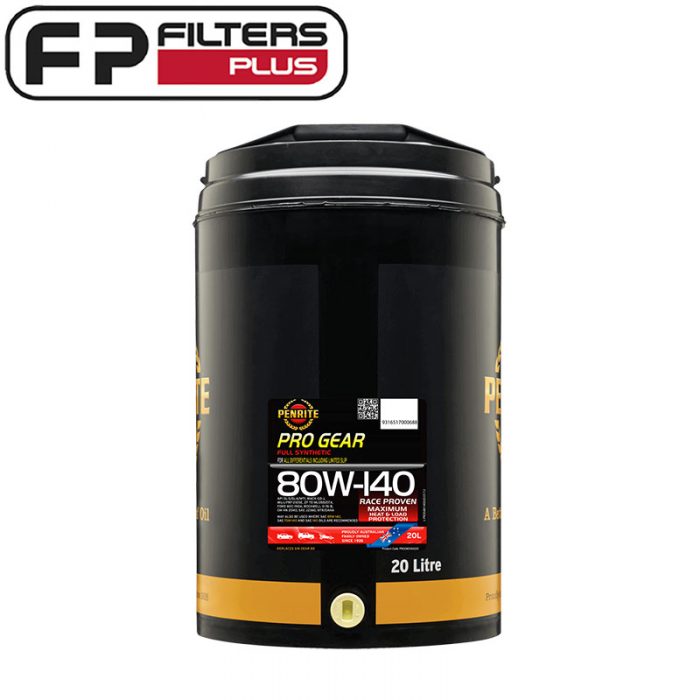 PROG80140020 Penrite Pro Gear 80W140 Gear Oil - Filters Plus WA - 20L