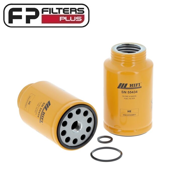 SN55434 HIFI Fuel Filter Fits Caterpillar Engines - Filters Plus WA