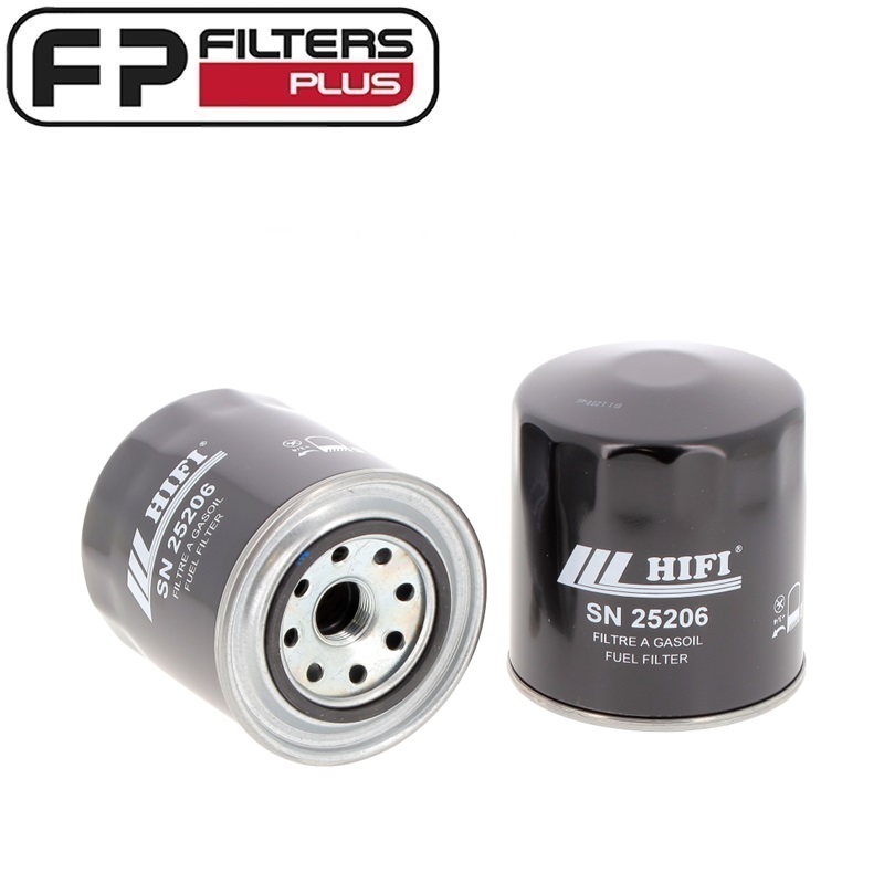 SN25206 HIFI Fuel Filter Fits Volvo Excavators - Filters Plus WA