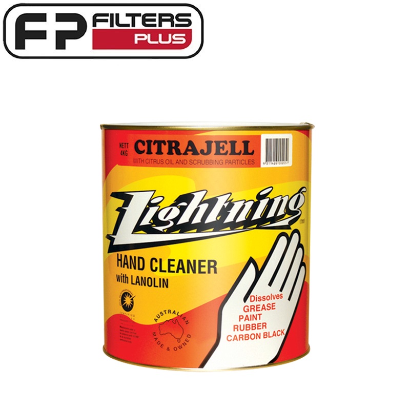 395I Lightning Citrajell Hand Cleaner for Workshops - Filters Plus WA